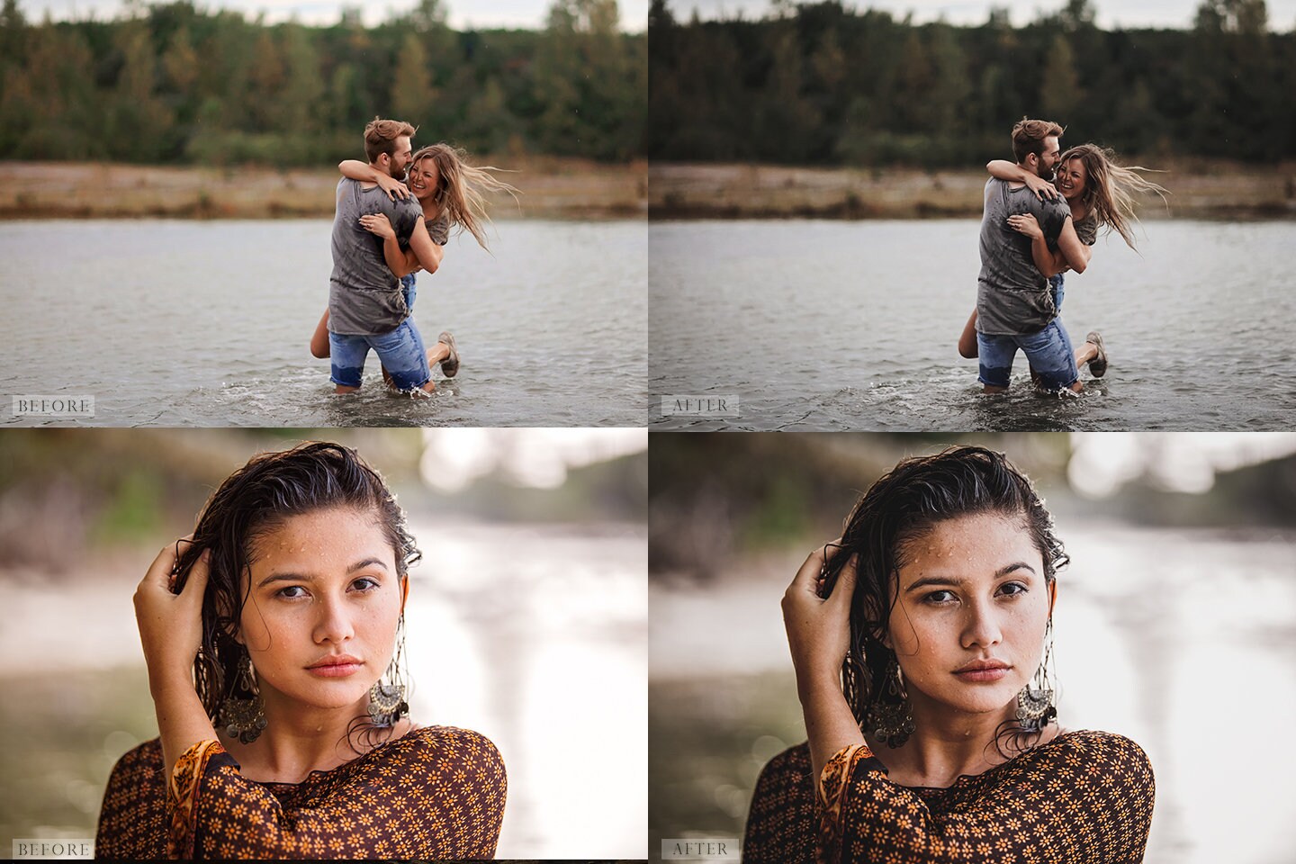 Deep Moody Lightroom Preset for Portrait Photography, Deep Preset, Toned, Blogger, Lightroom ...