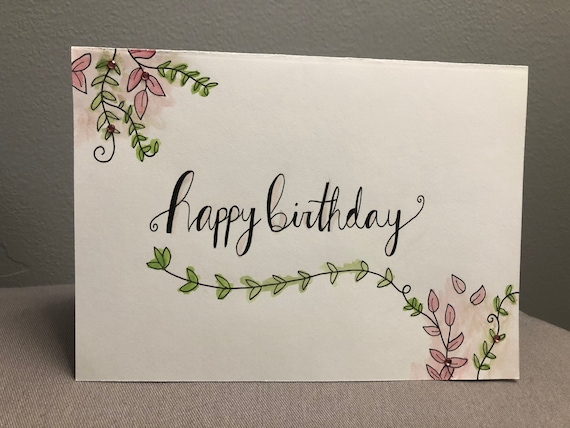 Happy Birthday Card | Etsy