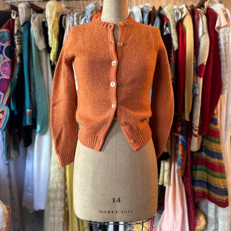 Orange Wool Sweater - Etsy