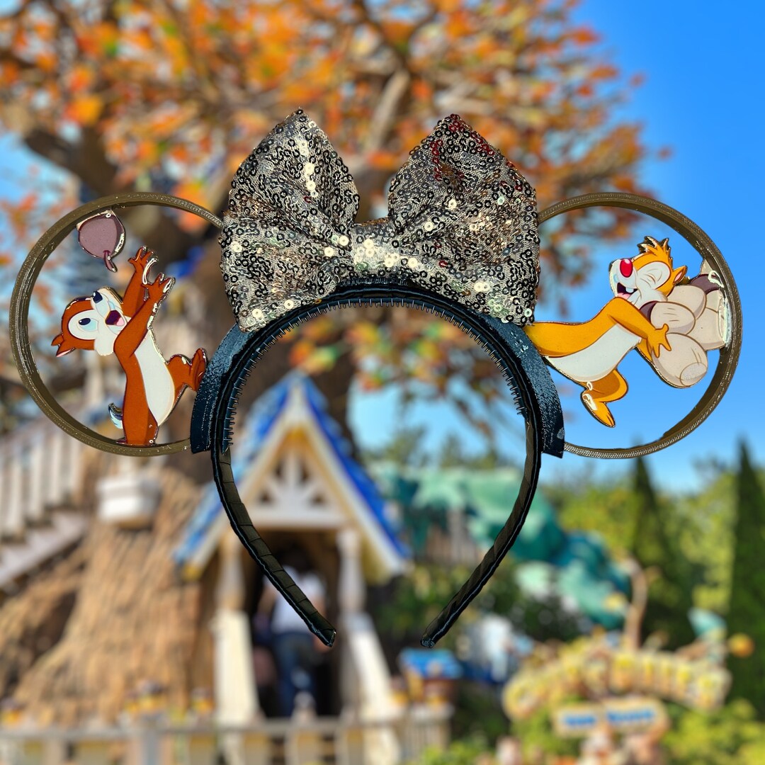 Chipmunk Pals Ears and Bow Only - Etsy