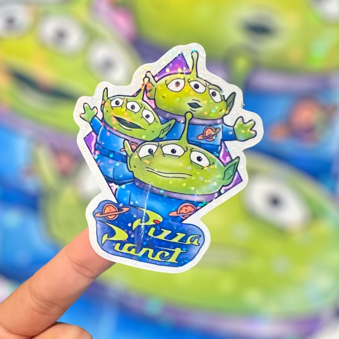 Green Men Alien Vinyl Sticker - Etsy