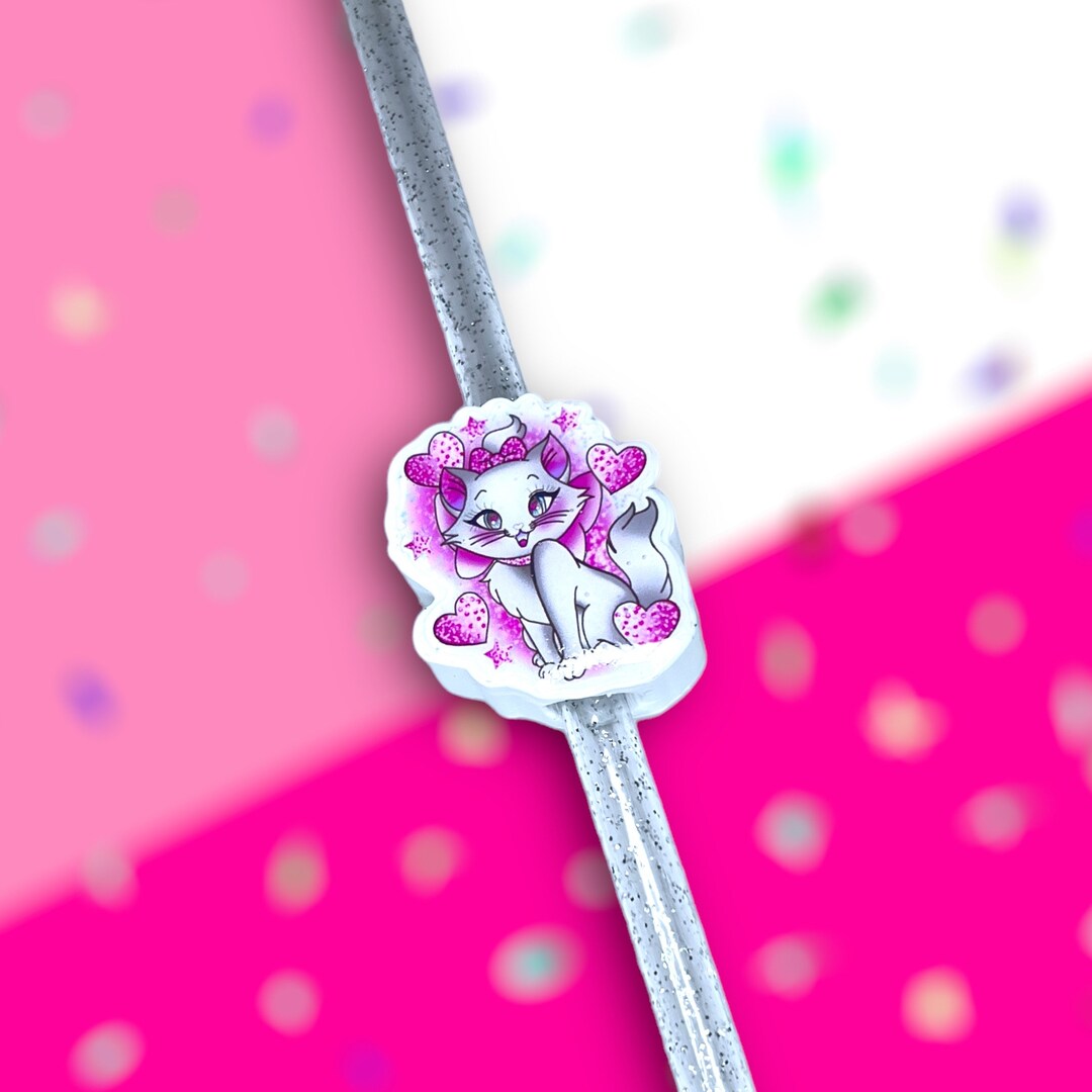 Airbrush Cat 3D Printed Straw Topper - Etsy