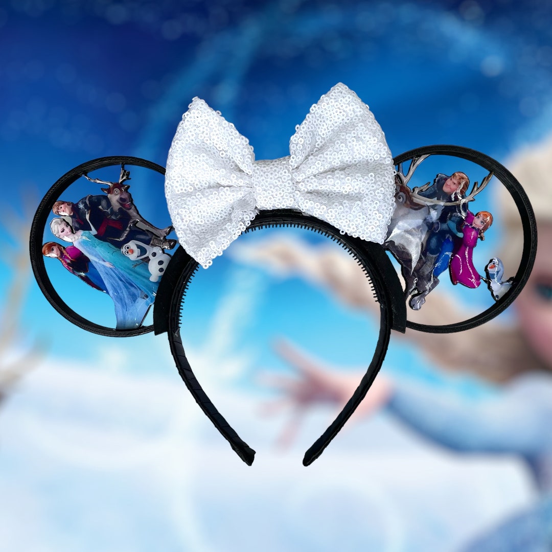 Ice Queen Ears and Bow Only - Etsy