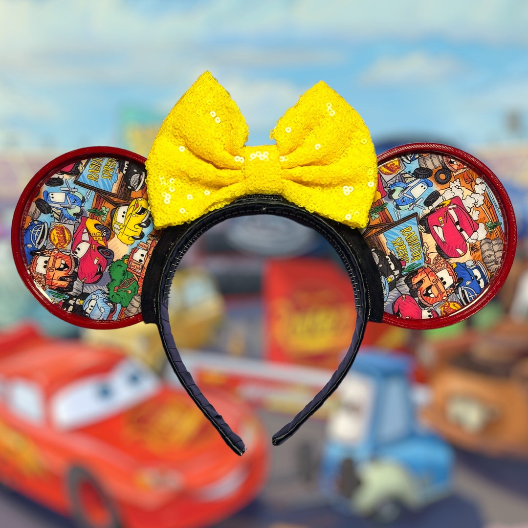 Race Cars Ears and Bow Only - Etsy