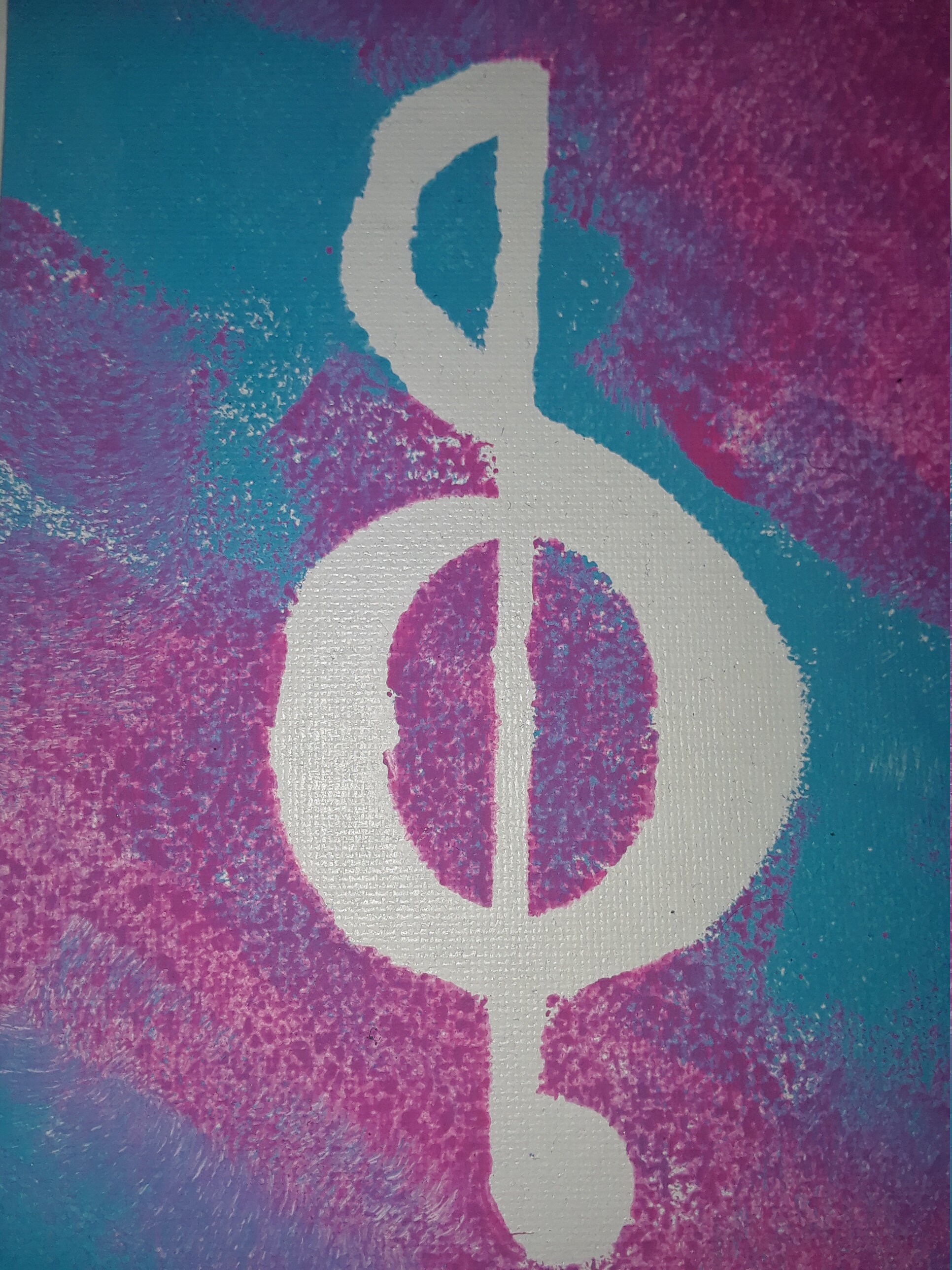 Music Note Painting - Etsy
