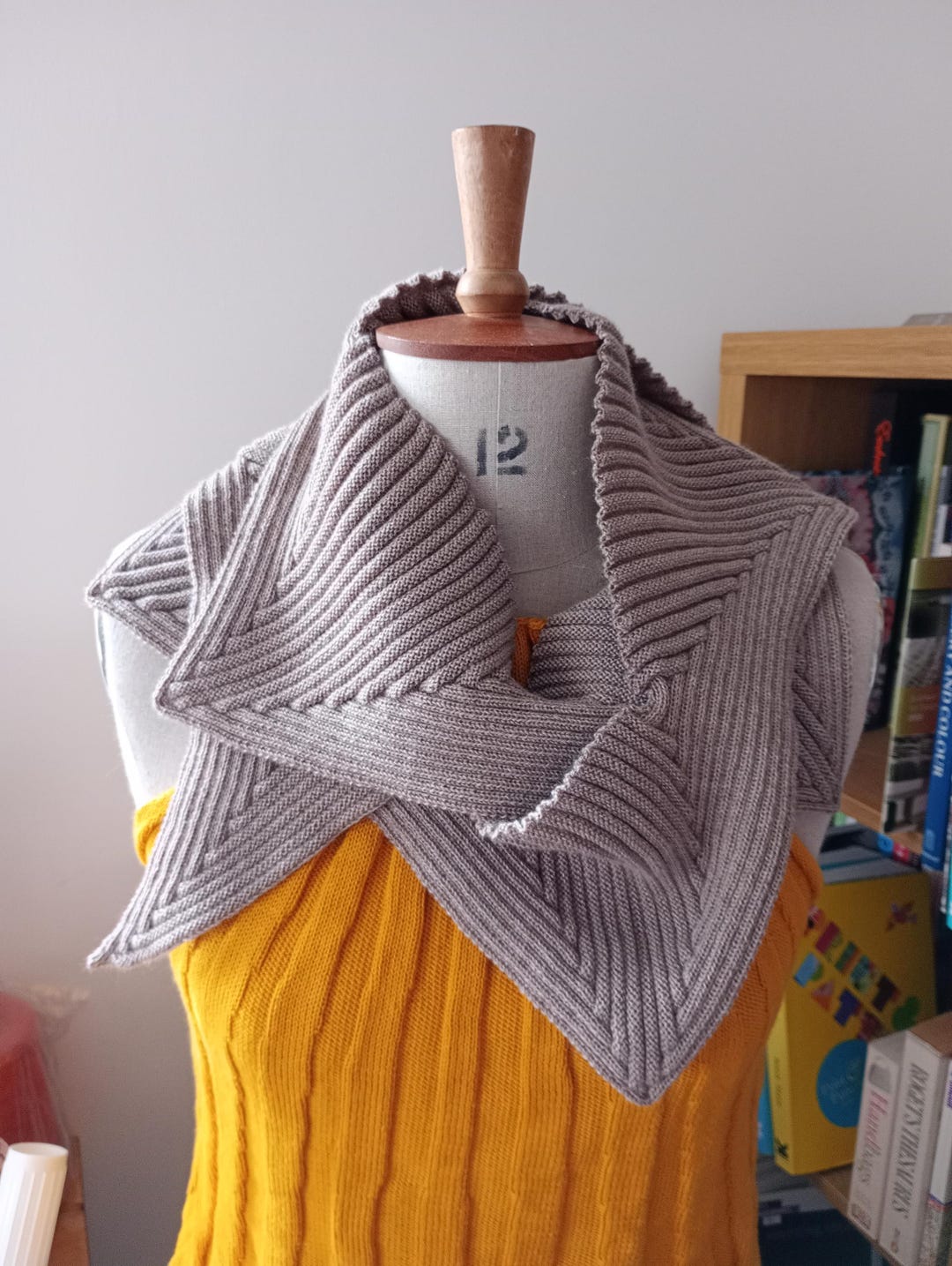 Machine Knitting Scarf PDF Pattern: Brother Garter Carriage & DAK ...