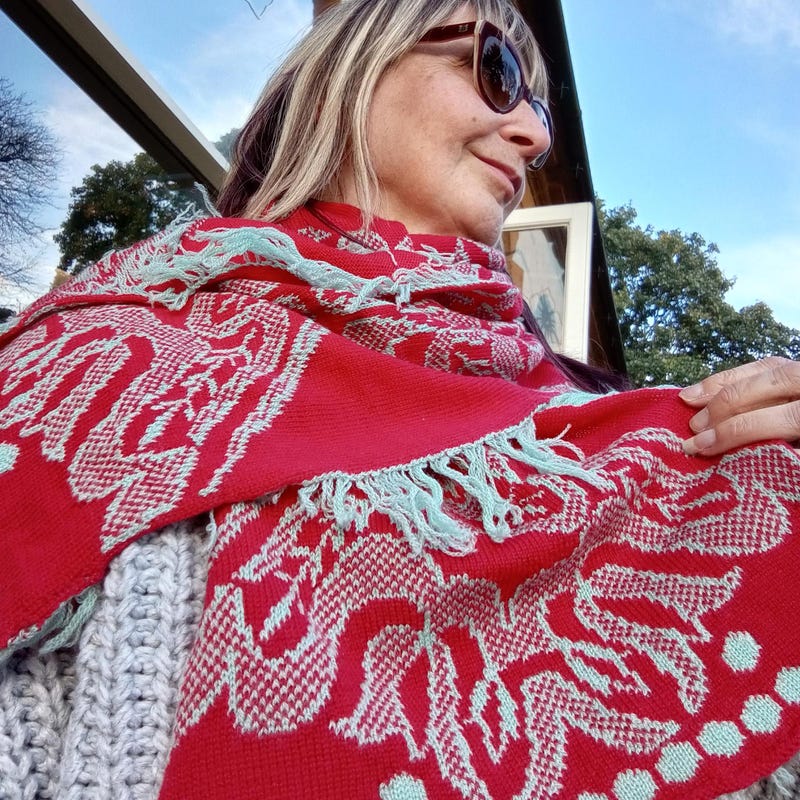 Fair Isle Scarf - Etsy