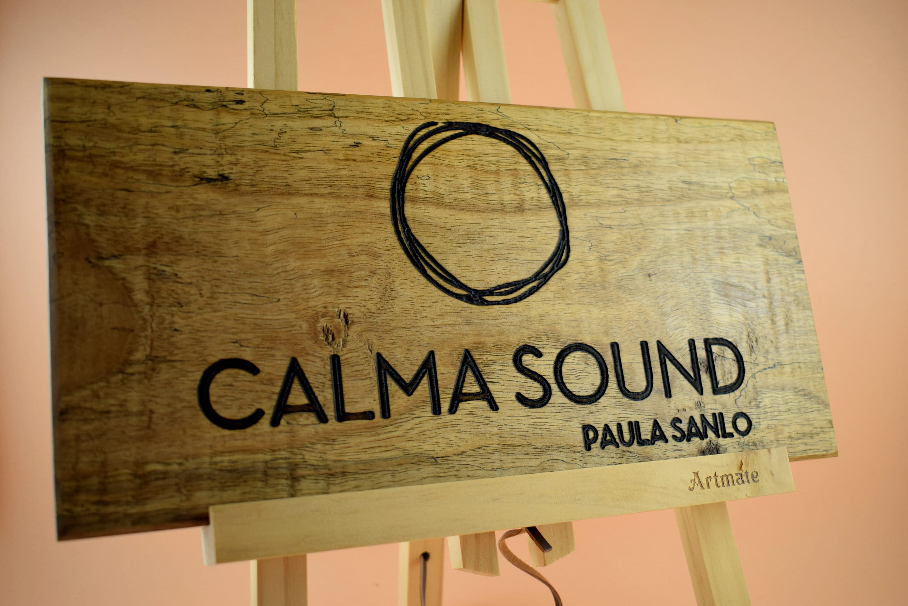 Personalized Laser Engraved Custom Text at Wooden Walnut Sign / Plate ...