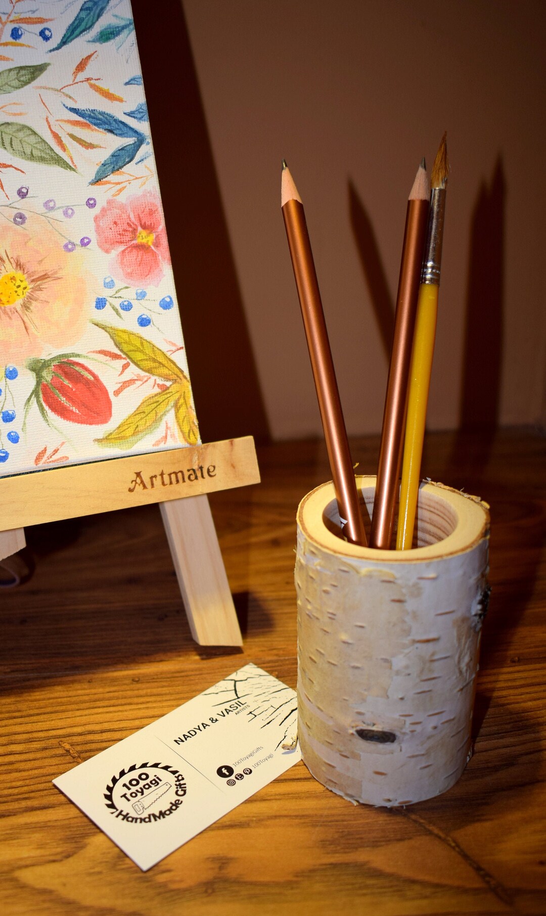 Tree Branch Pen Holder for Pens, Brushes Etc. Rustic, Hygge,decor ...