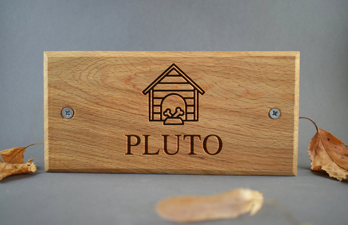 Personalized Laser Engraved Family House Plaque Text at Beech Wood Sign ...