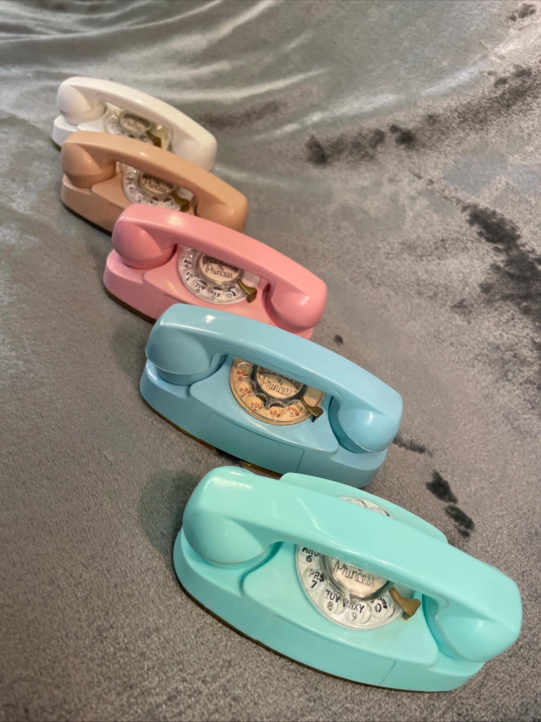 Vintage 1960s Original Color Line Bell System Princess Phone Salesman ...