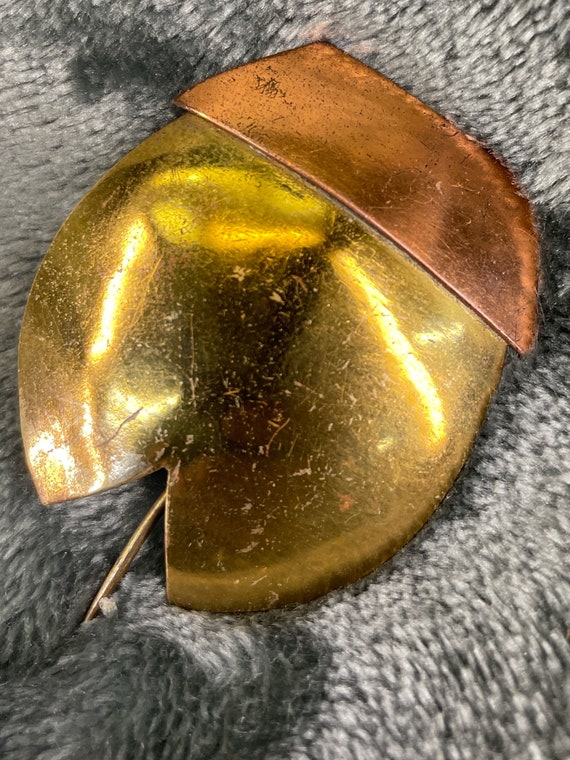 Vintage 1940's Machine Age, Art Deco, Brutalist Coppe… - Gem