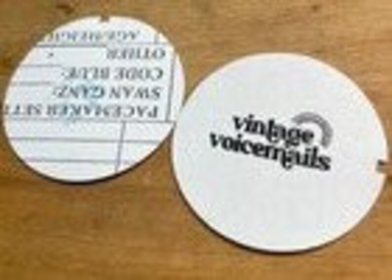 Vintage Style Rotary Telephone Dial Center NEW With Your Own CUSTOM ...