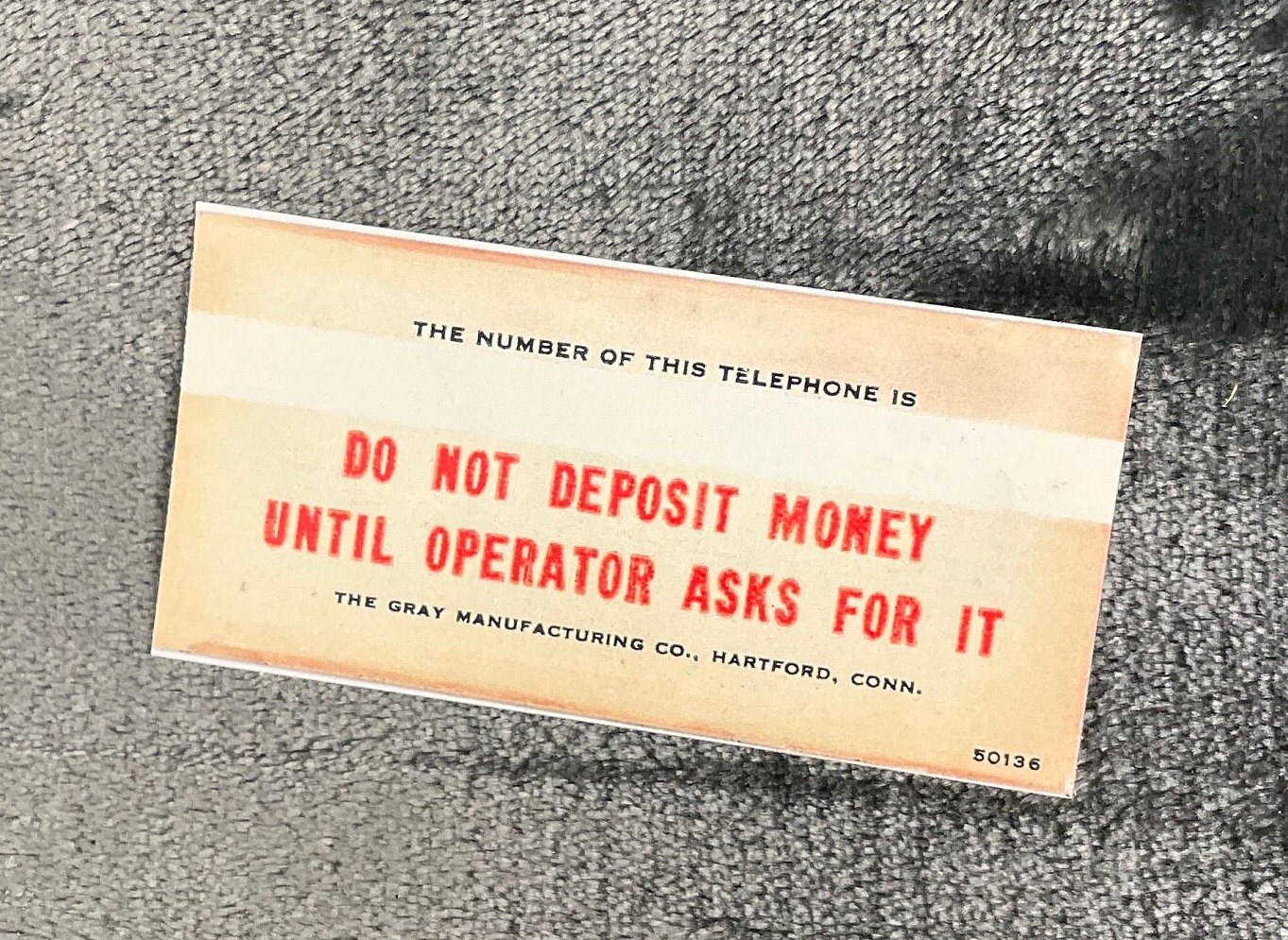 NEW CUSTOM Vintage Style 1950 Payphone or 1910 Gray Paystation ...