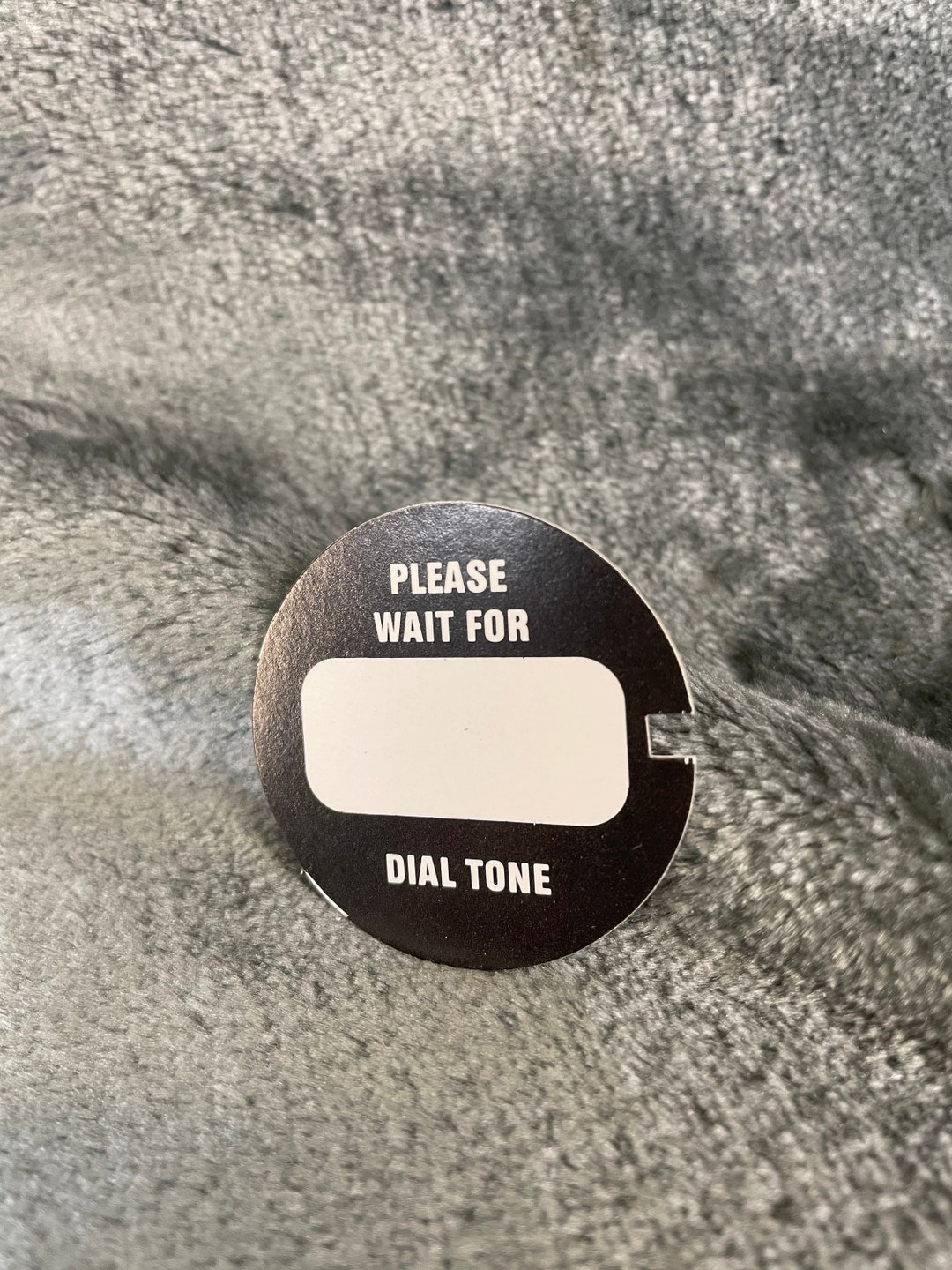 Vintage Style Rotary Telephone Dial Center NEW CUSTOM Dial Card X1 ...