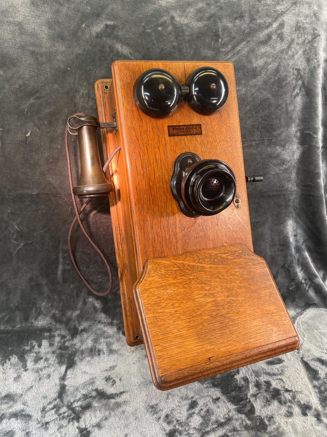 Antique 1920's Western Electric 317s Wooden Wall Phone. Restored WORKS ...