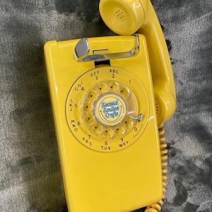 Vintage Style Rotary Telephone Dial Center NEW With Your Own CUSTOM ...