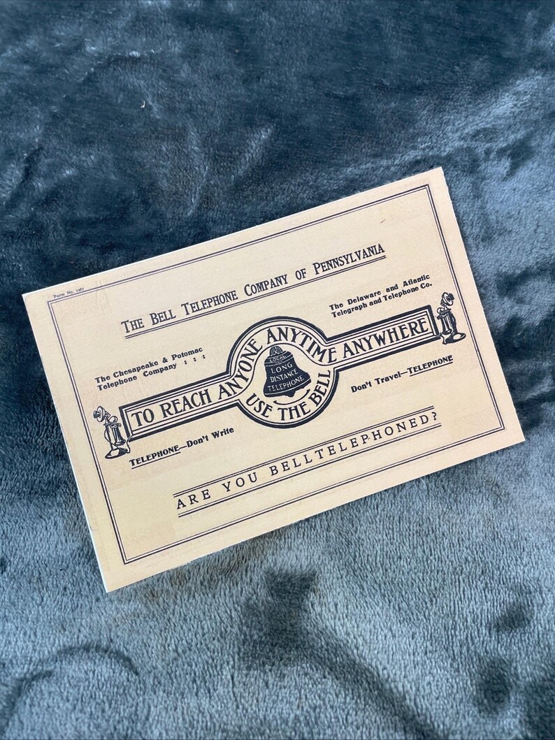 NEW CUSTOM Vintage Style 1930-1960's Telephone PAYPHONE Card X1: Choose ...