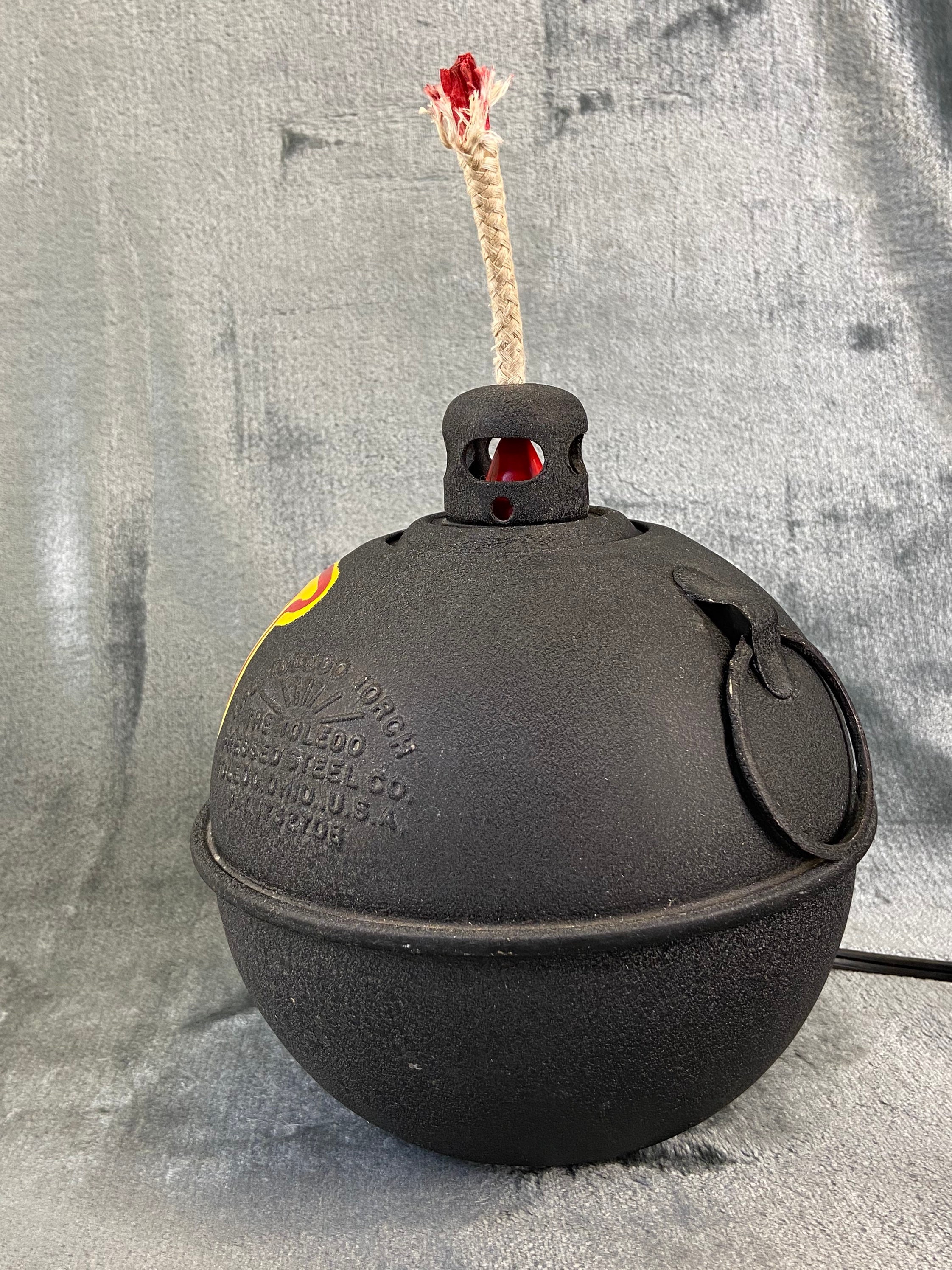 Vintage 1970's Custom Toledo Torch Smudge Pot Night Light - Etsy