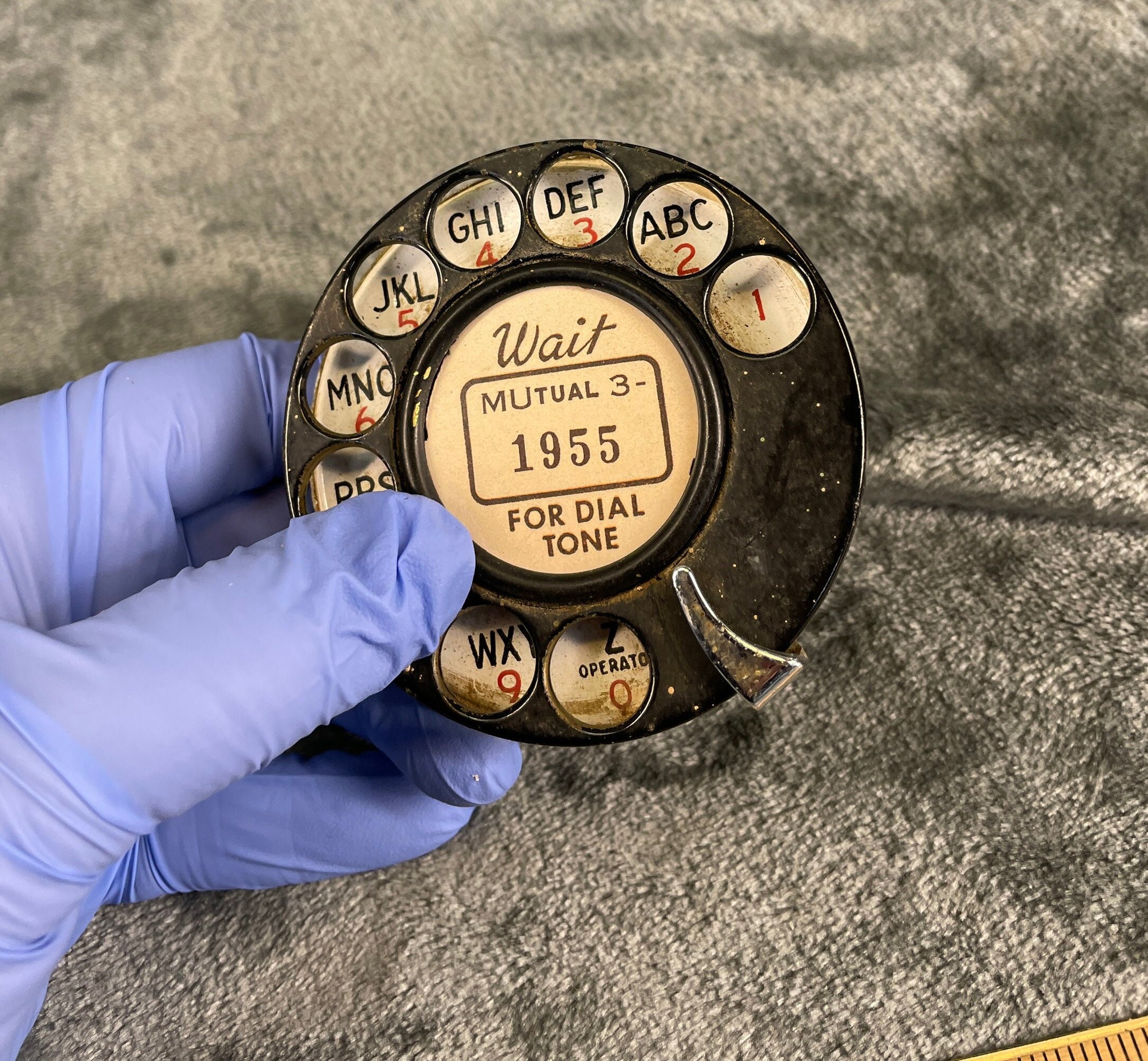 NEW CUSTOM Vintage Style 1920- 1970's Rotary Telephone Dial Card X1 ...