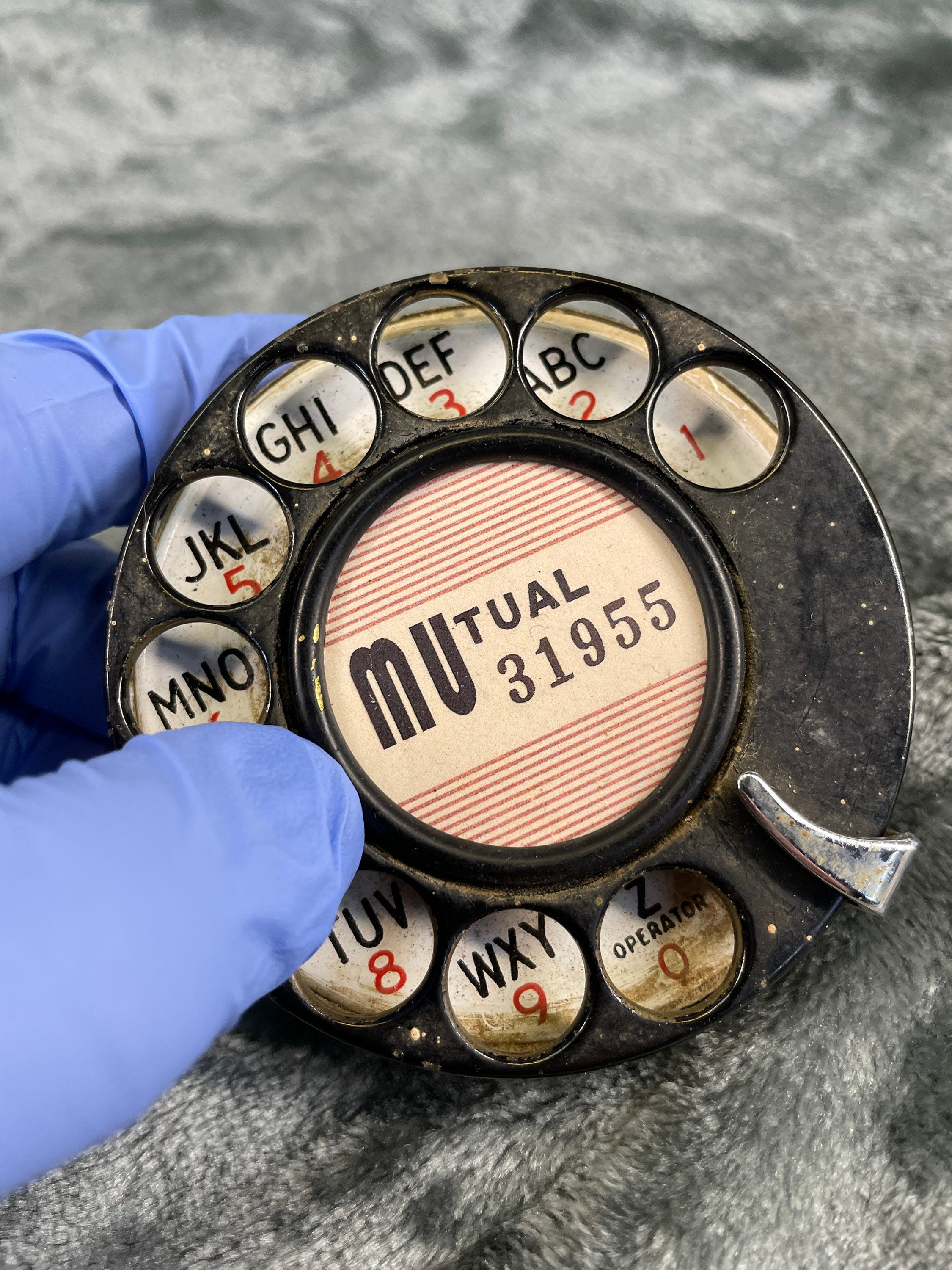 NEW CUSTOM Vintage Style 1920- 1970's Rotary Telephone Dial Card X1 ...