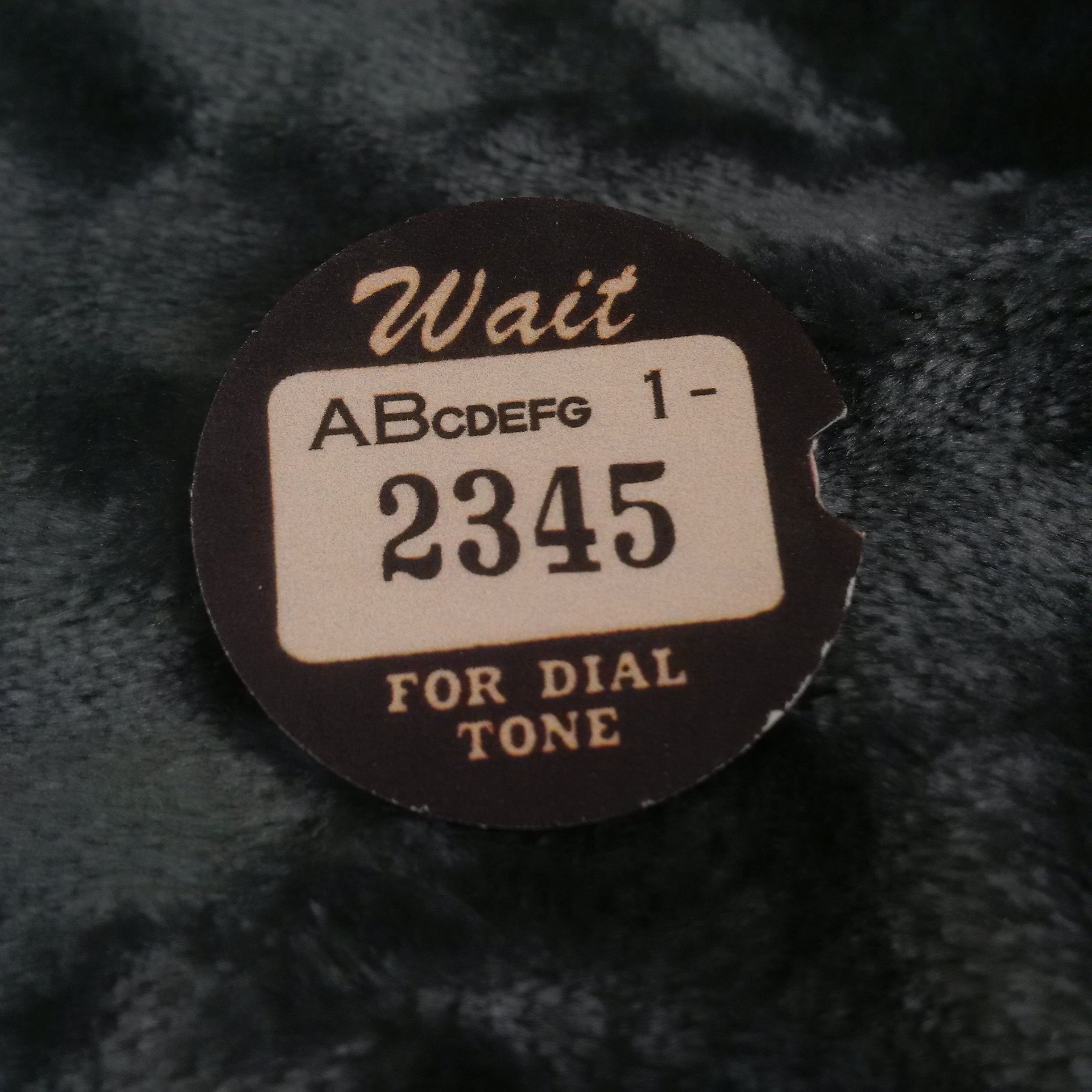 NEW CUSTOM Vintage Style 1950- 1970's Rotary Telephone Dial Card X1 ...