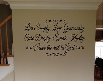 Faith wall decal | Etsy