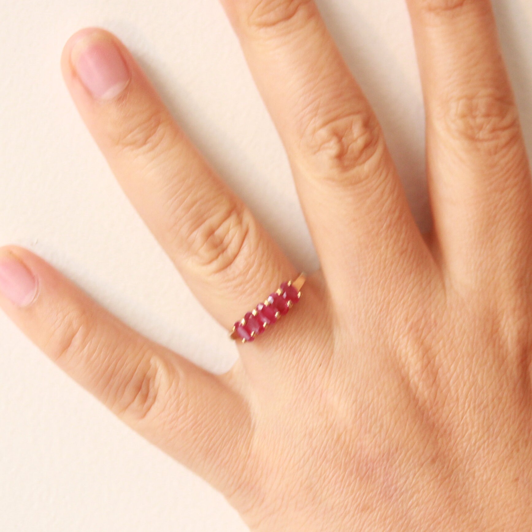 Bague Ruby authentique: Bague de fiançailles, bague de mariage, Real ...