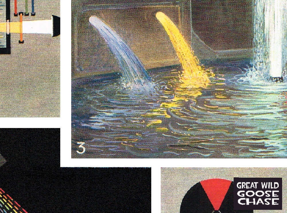 Prints Lithographs original Science light colour spectrum hand drawn ...