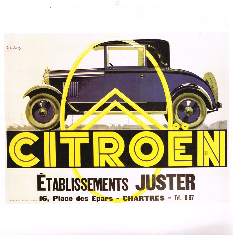 Instant Digital Download, Citroen, 1920s Style Vehicle, Advertised by ...