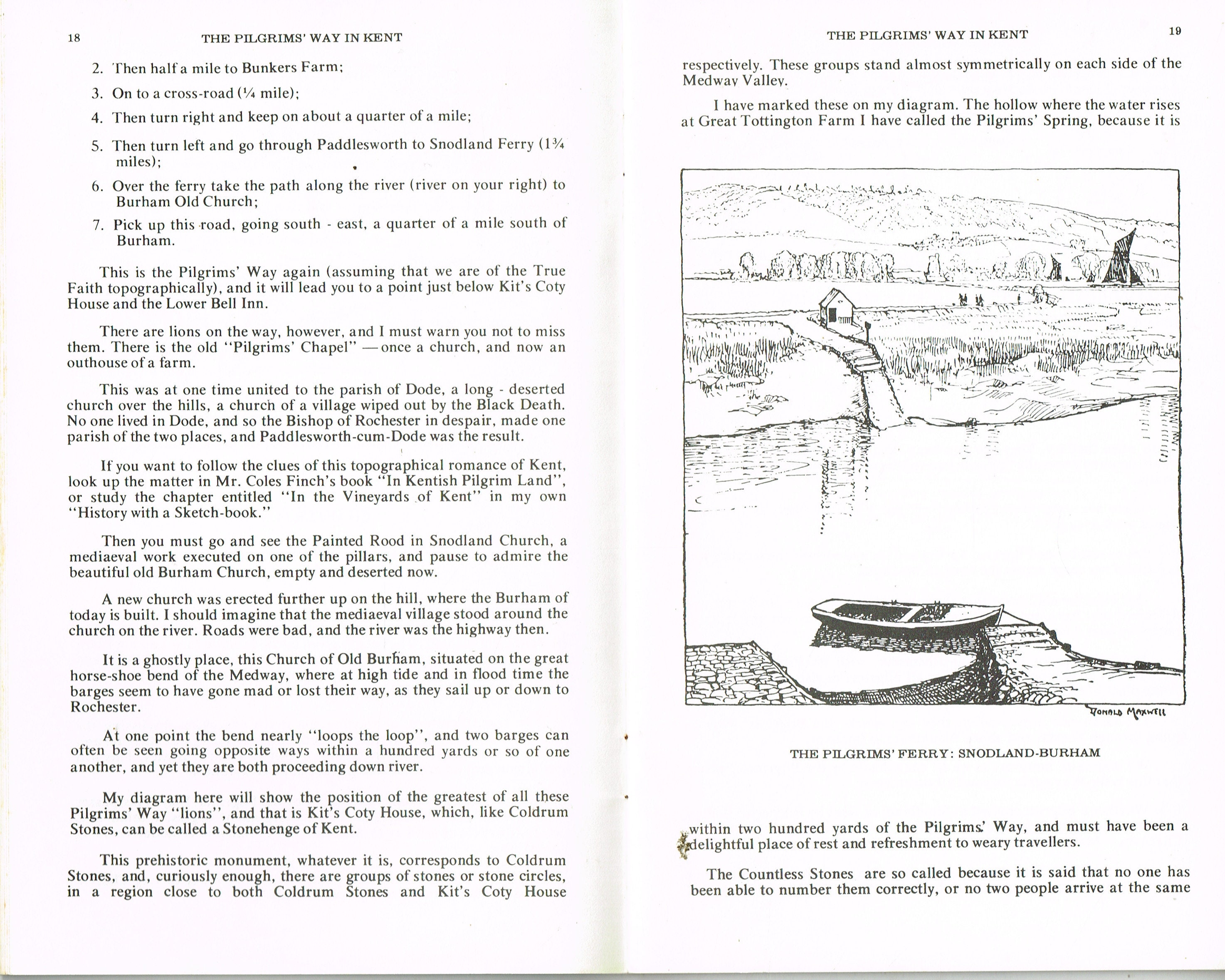 The Pilgrims Way in Kent Guidebook With Text and 30 Gorgeous - Etsy ...