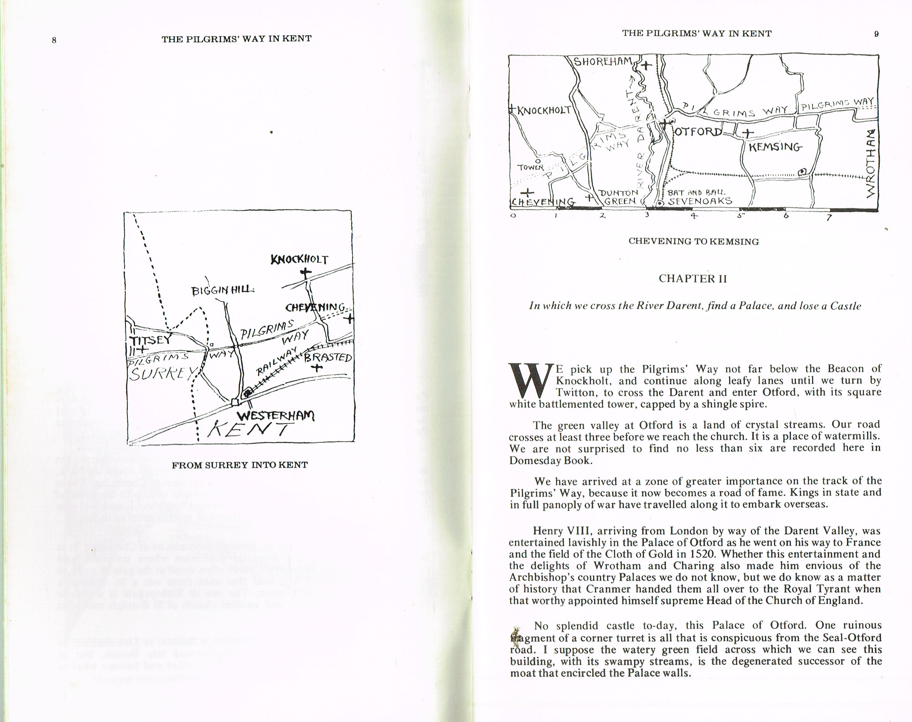 The Pilgrims Way in Kent Guidebook With Text and 30 Gorgeous - Etsy ...