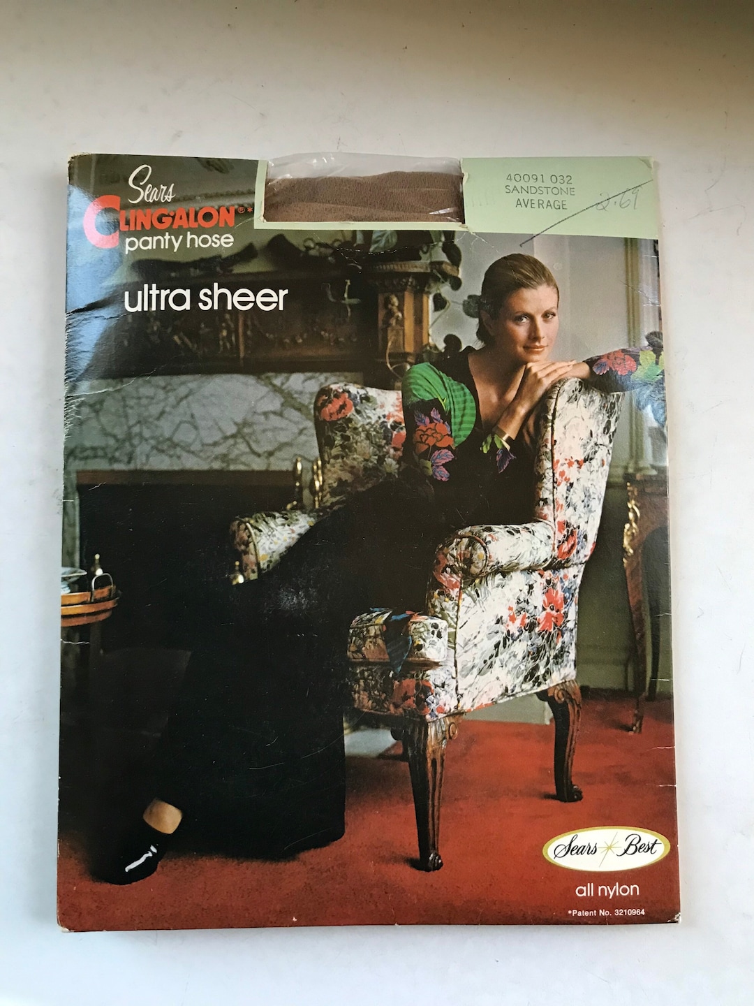 1970s Sears Cling Alon Sandstone Pantyhose | NOS VNTG Sheer Pantyhose ...