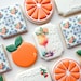 Aperol Spritz Bridal Shower Cookies: Royal Icing, Bride Theme (by the ...