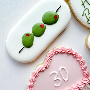 A Tini Bit Older Birthday Sugar Cookies, Pink Bow Olive Unique 30th ...