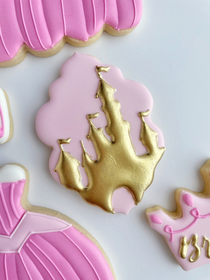 Princess Birthday Sugar Cookies Princess Baby Shower Sugar - Etsy