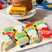 School Bus Birthday Sugar Cookies, Wheels on the Bus Boy 2nd Birthday ...