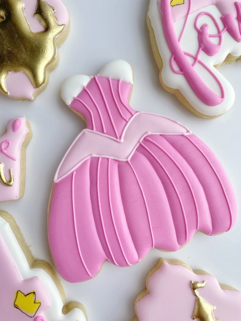 Princess Birthday Sugar Cookies Princess Baby Shower Sugar - Etsy