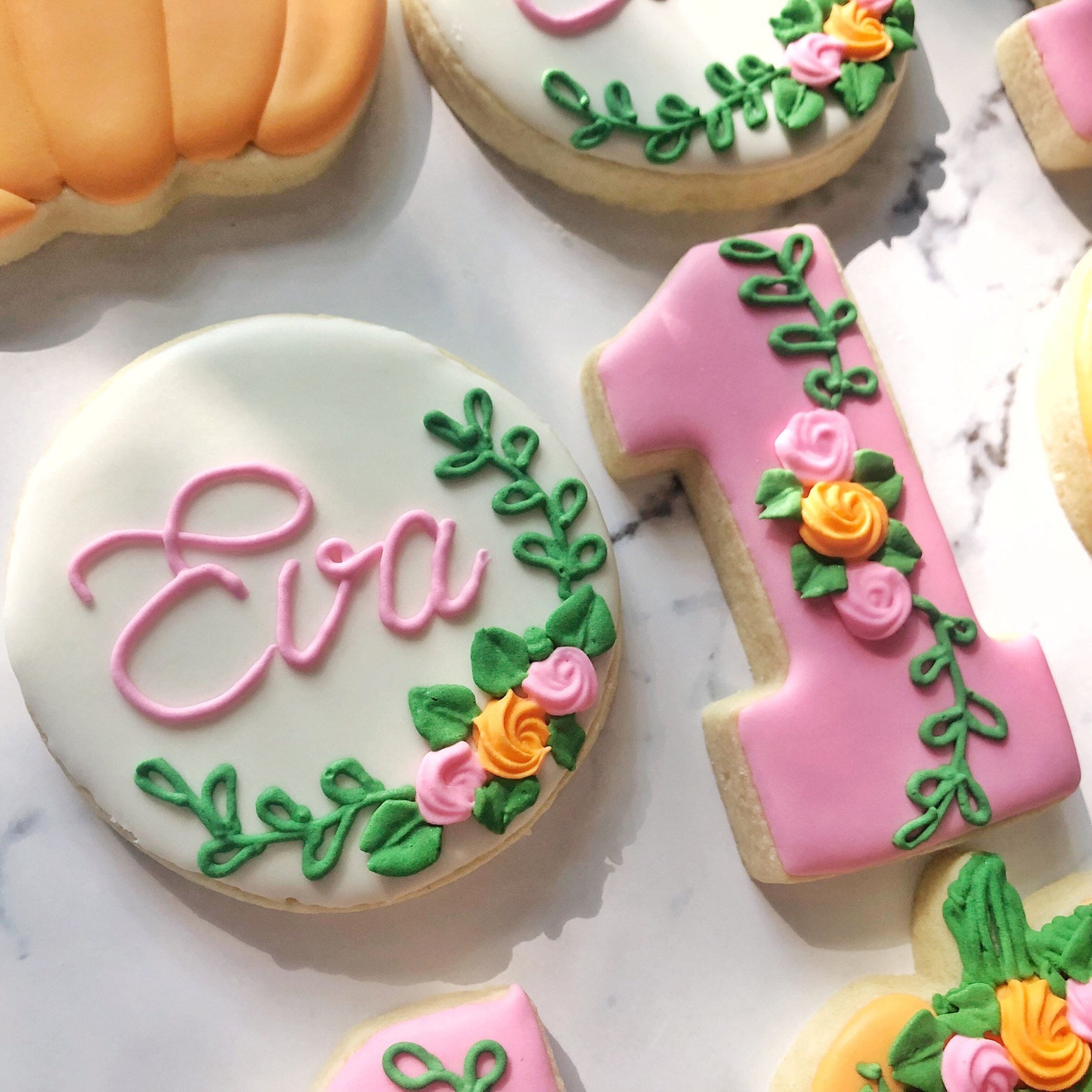 First Birthday Sugar Cookies-pumpkin Birthday Cookies Little | Etsy