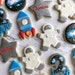Outer Space Birthday Sugar Cookies, Rocket Cookies, Astronaut Cookies ...
