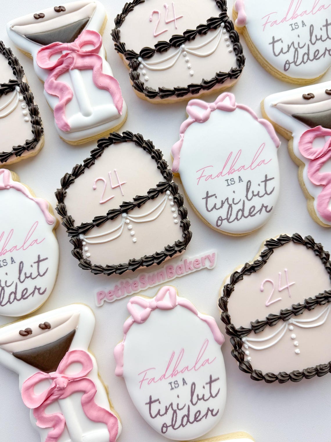 Espresso Martini Sugar Cookies, A Tini Bit Older Birthday Party Favors ...