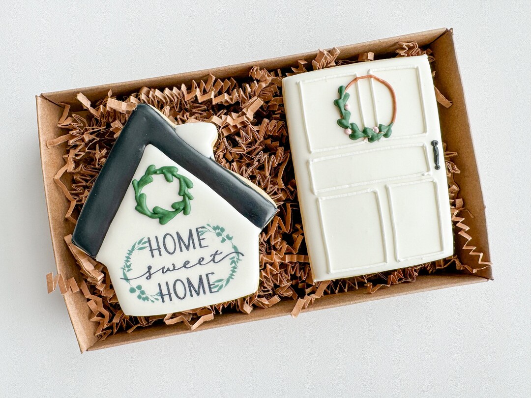 Housewarming Cookie Gift Box, New Home Cookie Gift Box, Realtor Cookie ...