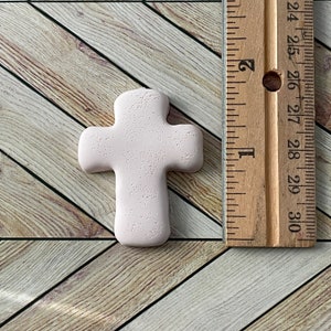 Pocket Cross | Handheld Comfort Cross for Prayer | Polymer Clay Cross ...