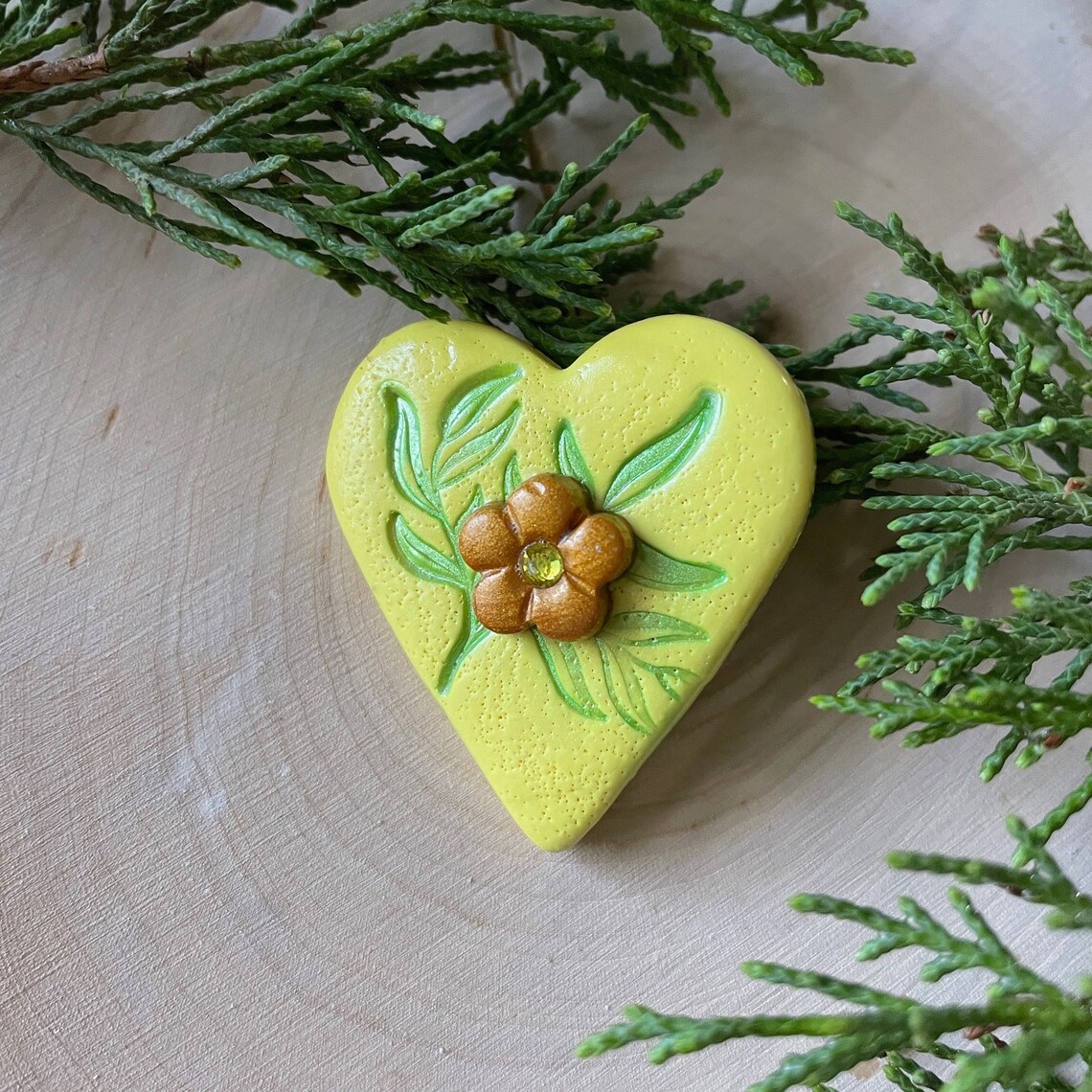 Pocket Heart Hug Healing Heart for Prayer Small Clay Heart - Etsy