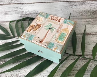 Beach Jewelry Box - Etsy