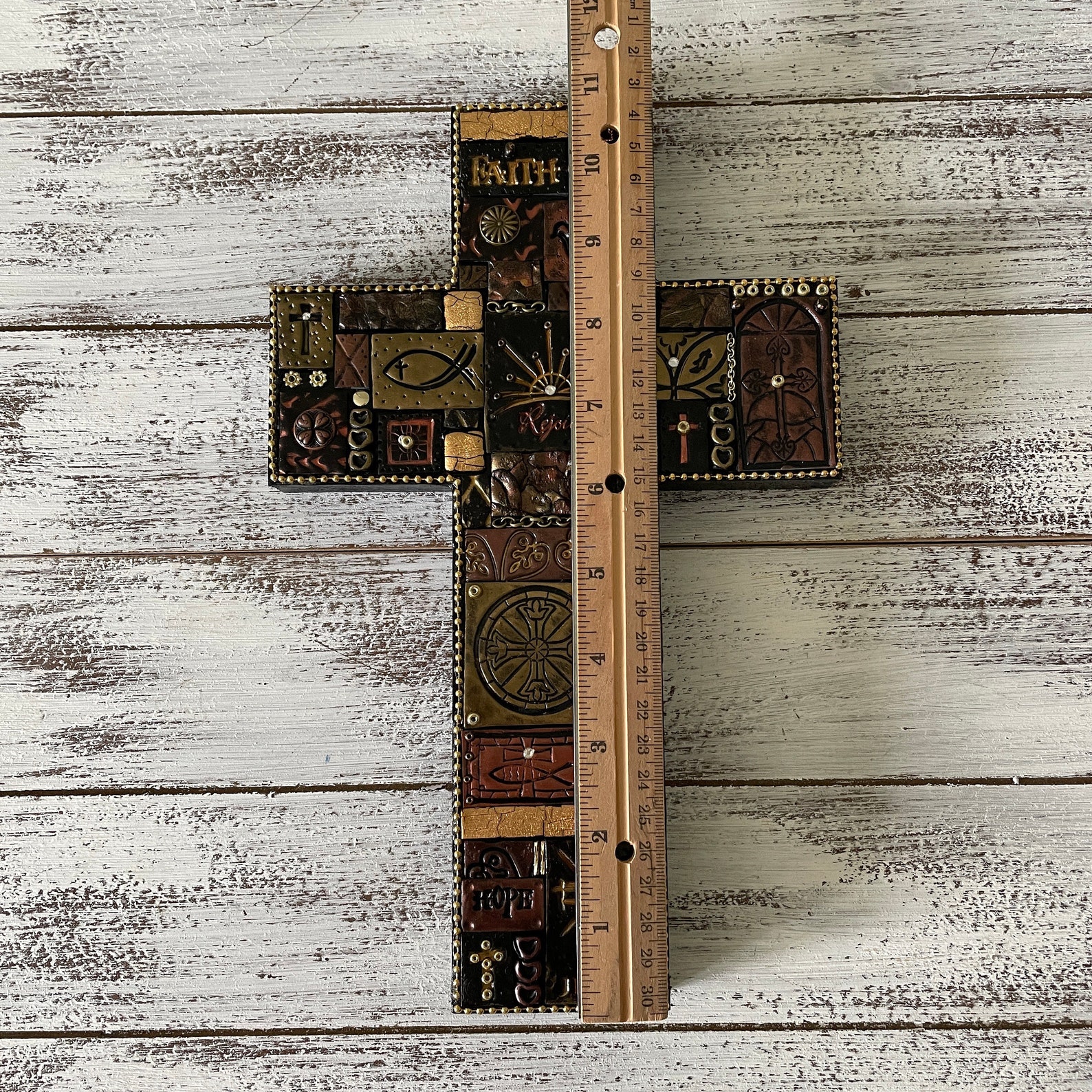 METALLIC Wall Cross PERSONALIZED Christian Wall Hanging - Etsy