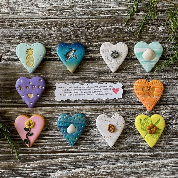 Polymer Clay Heart - Etsy