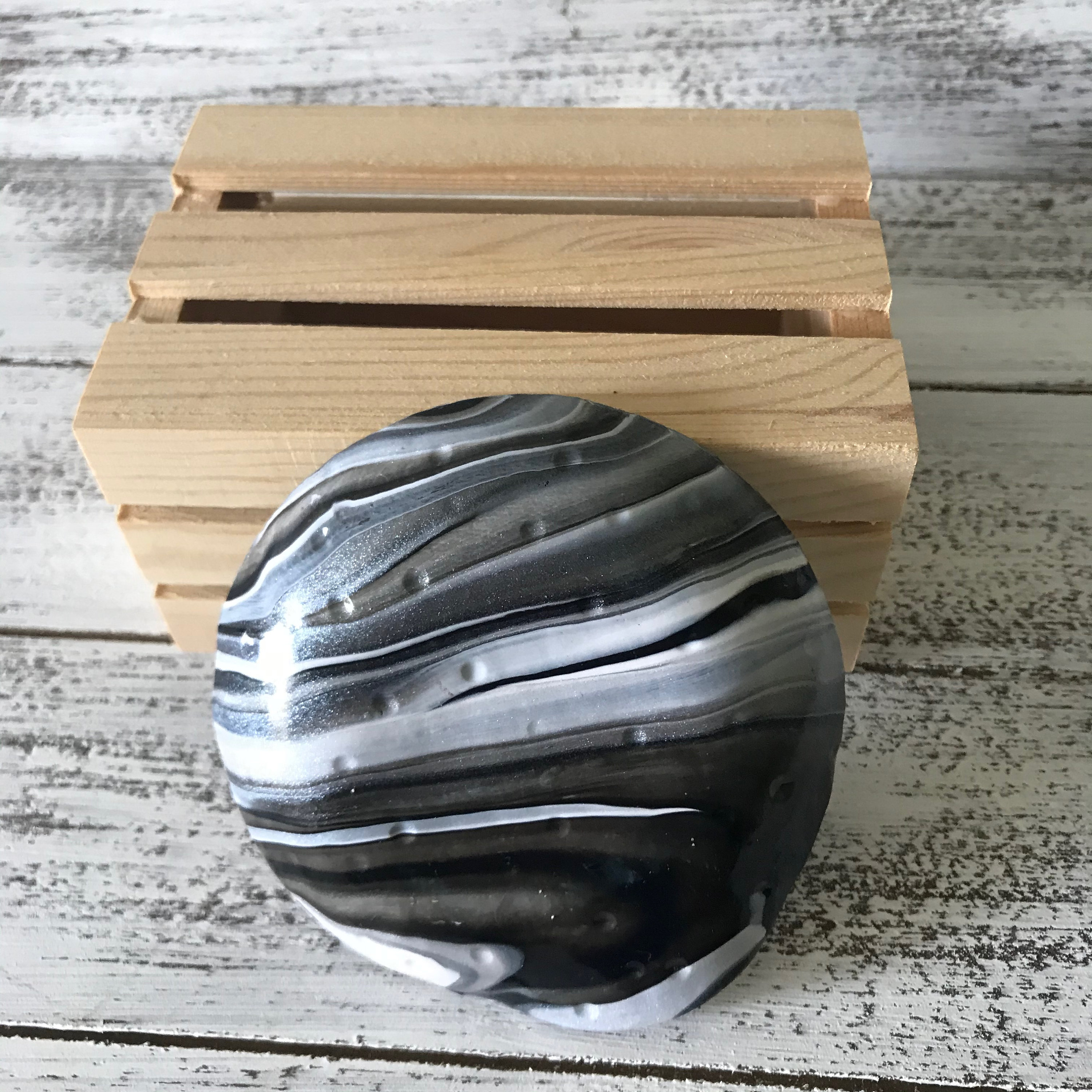 Gray SPOON REST for Modern Kitchen Marbled Polymer Clay - Etsy UK