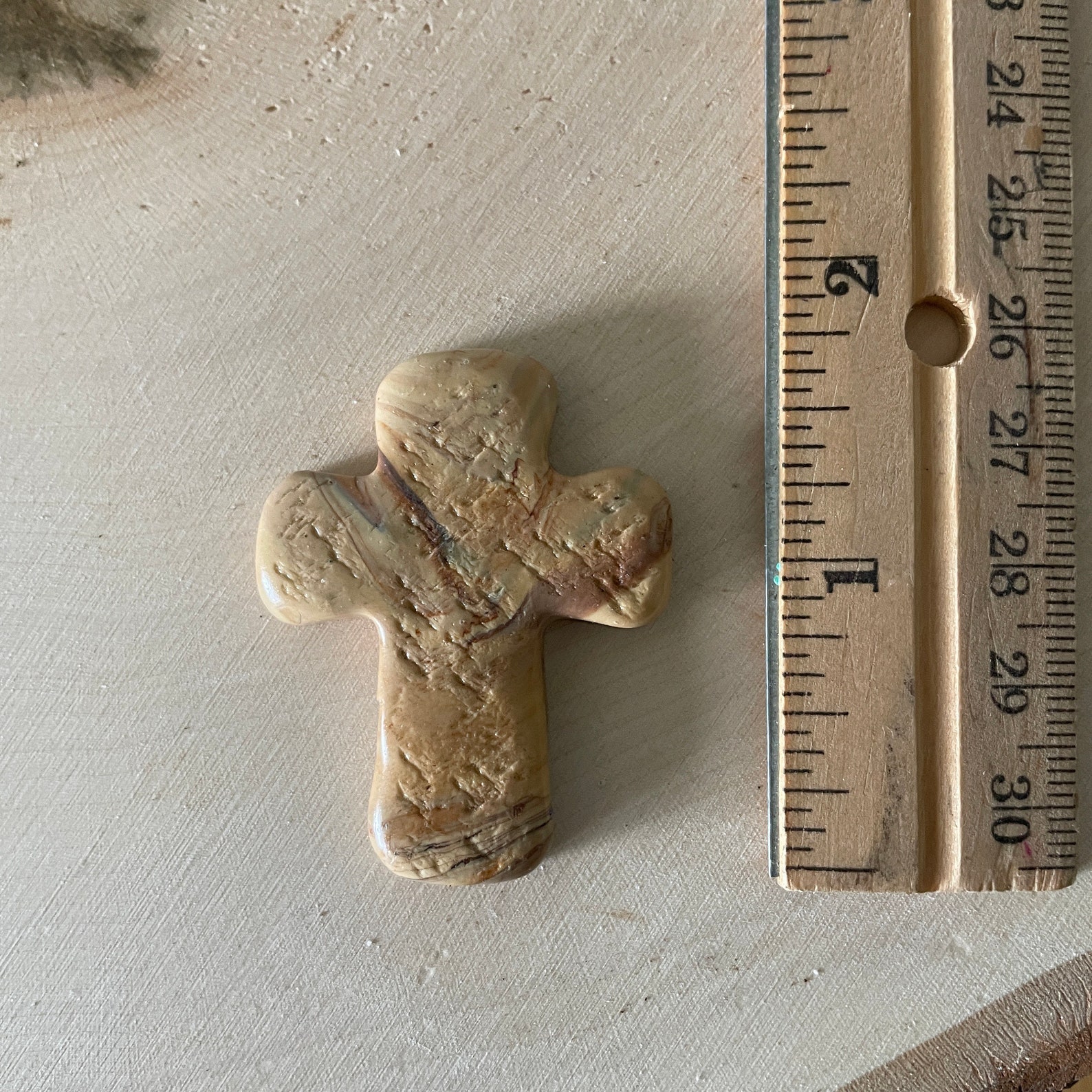 Wood Grain Designed Pocket Cross Handheld Prayer Comfort - Etsy