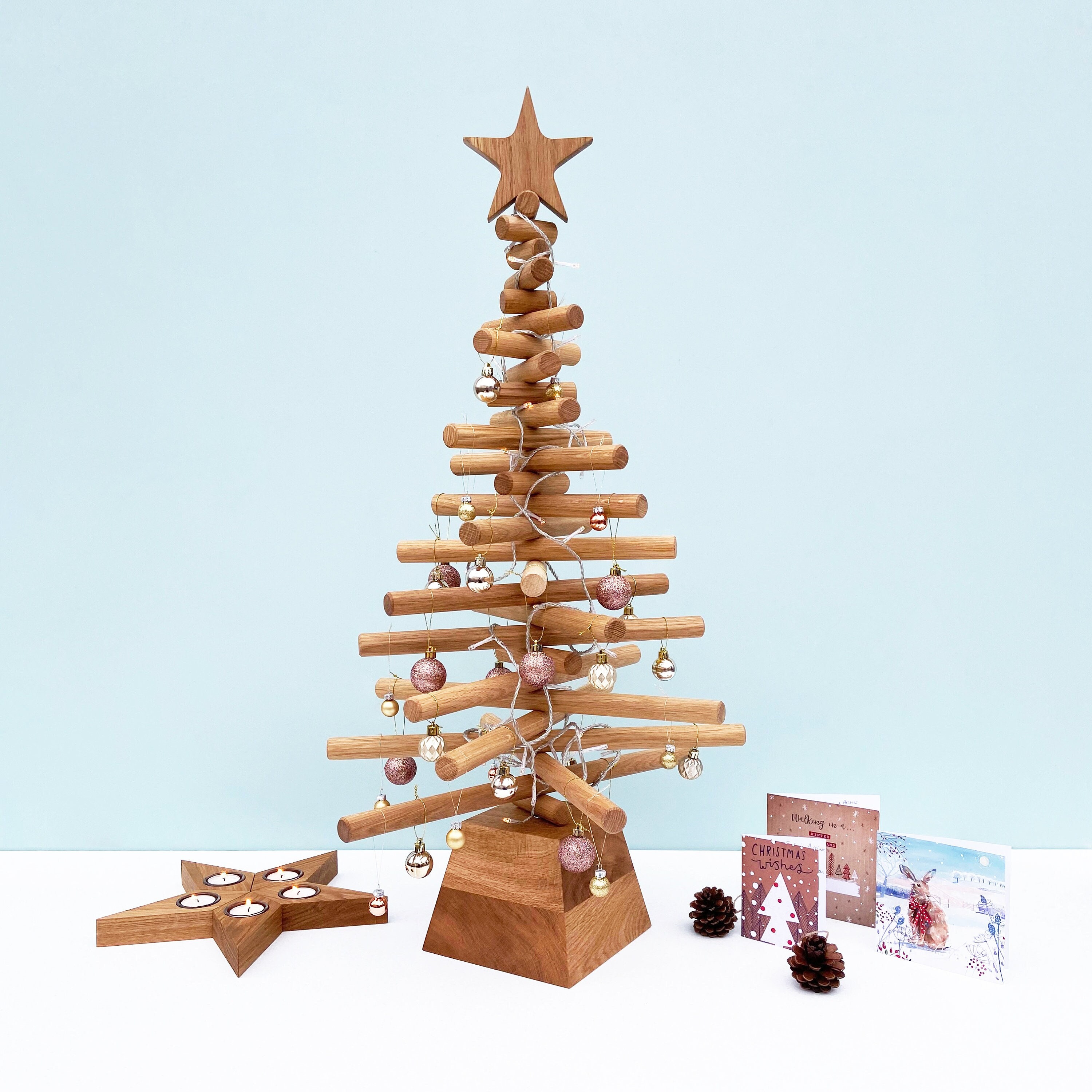 Oak Christmas Tree - Etsy UK